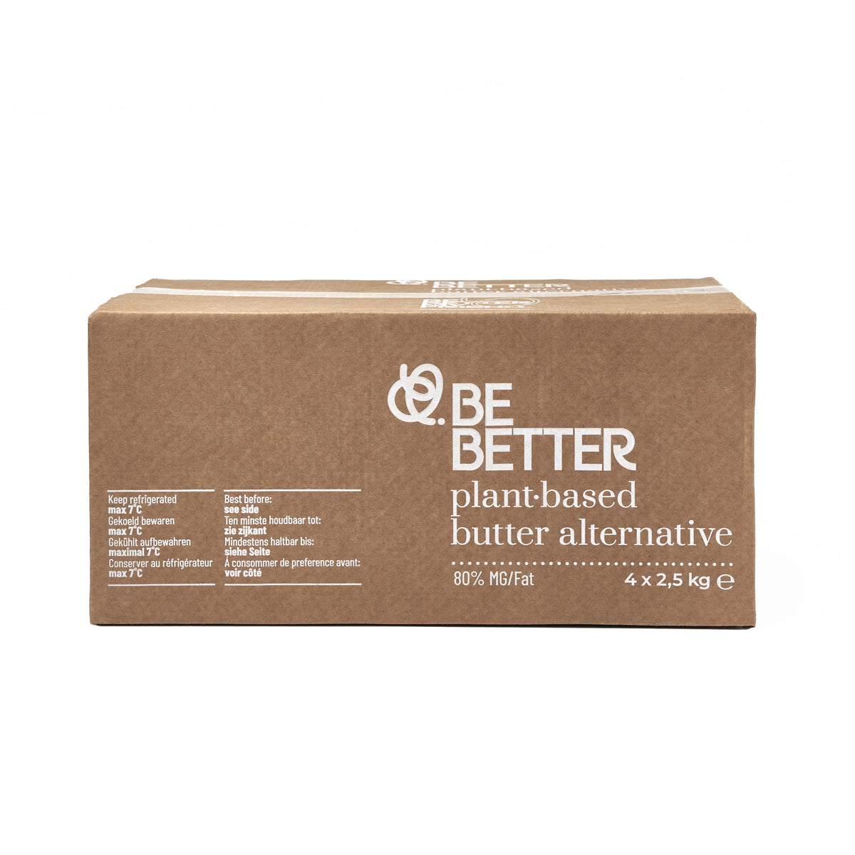 Be Better My Friend - Vegan Butter Block CARTON 10kg - 4 x 2.5kg – The ...