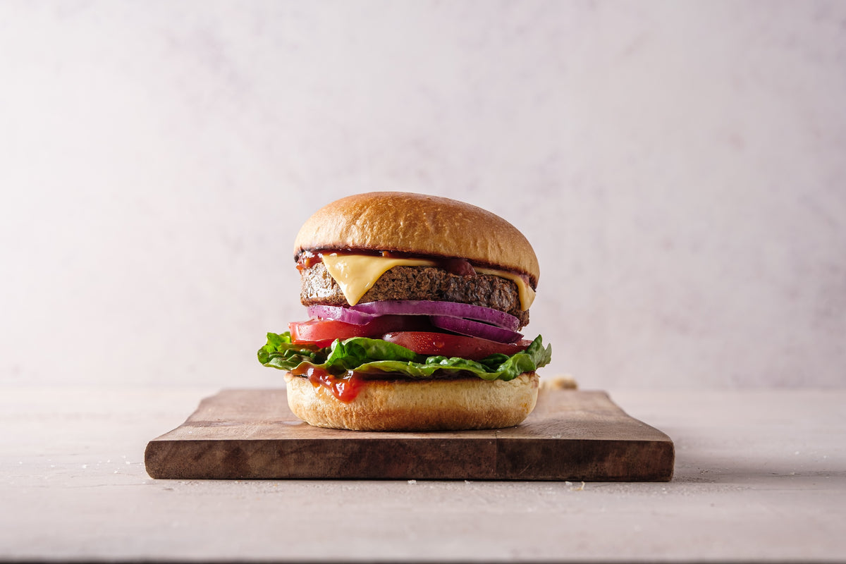 Fable - Vegan Meaty Mushroom Burger RETAIL CARTON 5.28kg - 48 x 110g ...
