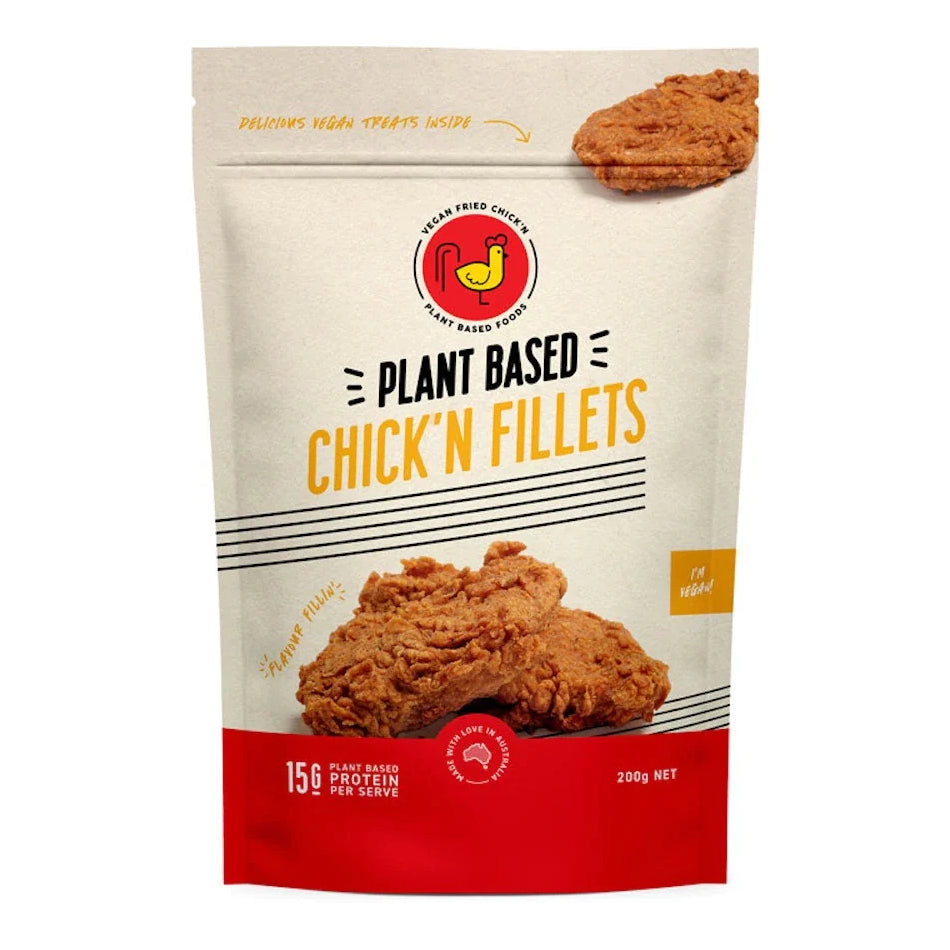 Vegan Fried Chick'n - Fillets RETAIL CARTON - 12 x 200g – The Plant Pantry