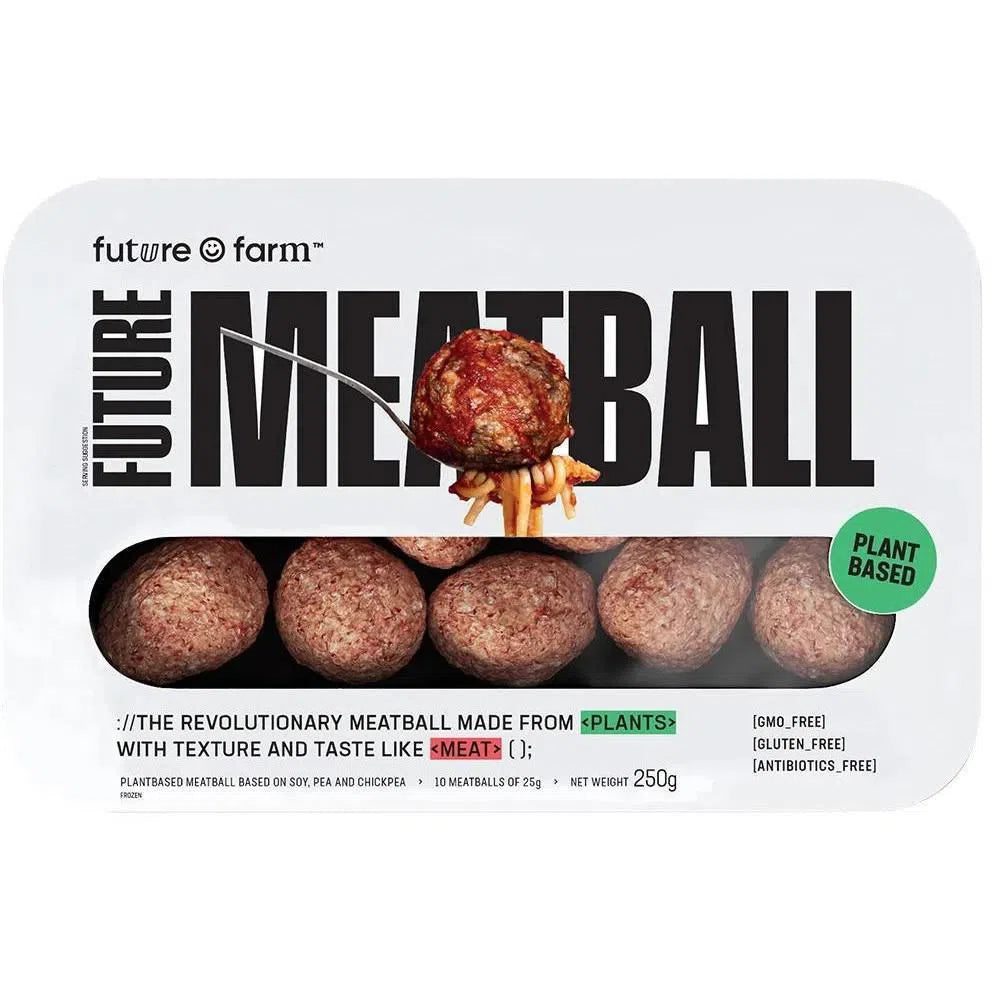 Future Farm - Future Meatballs Food Service Carton - 4kg (4 x 1kg) 160 ...