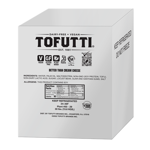 Tofutti - Vegan Cream Cheese - 13.6kg – The Plant Pantry