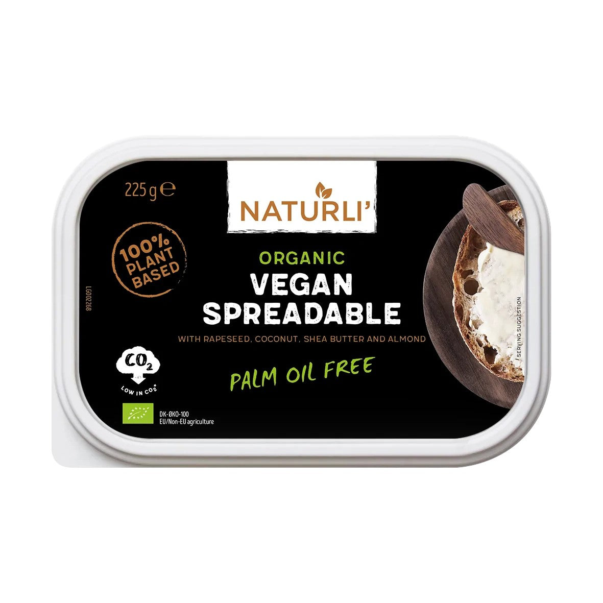 Naturli - Organic Vegan Butter Spreadable - 225g – The Plant Pantry